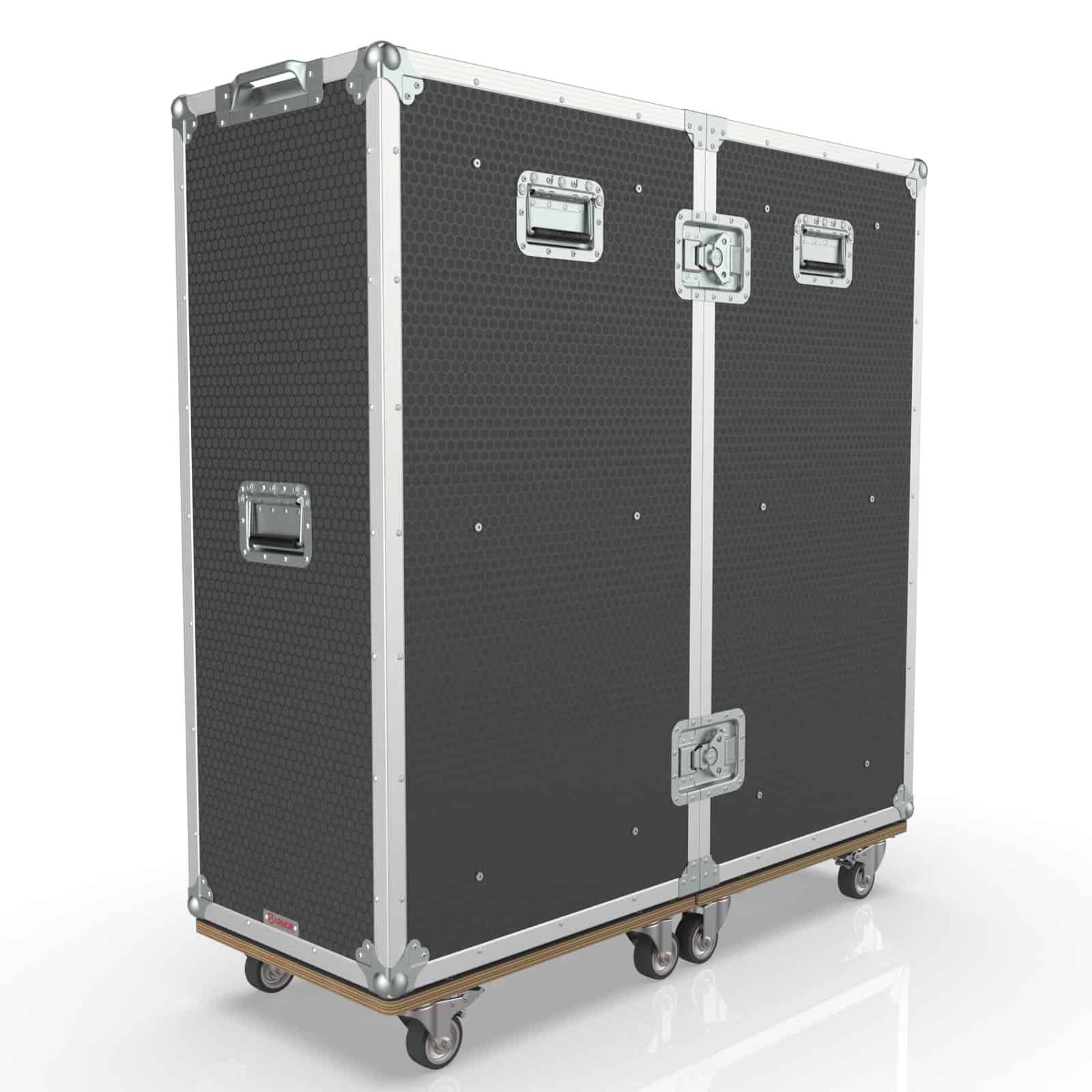 Clam Shell Style Road Case With 8 Storage Spaces