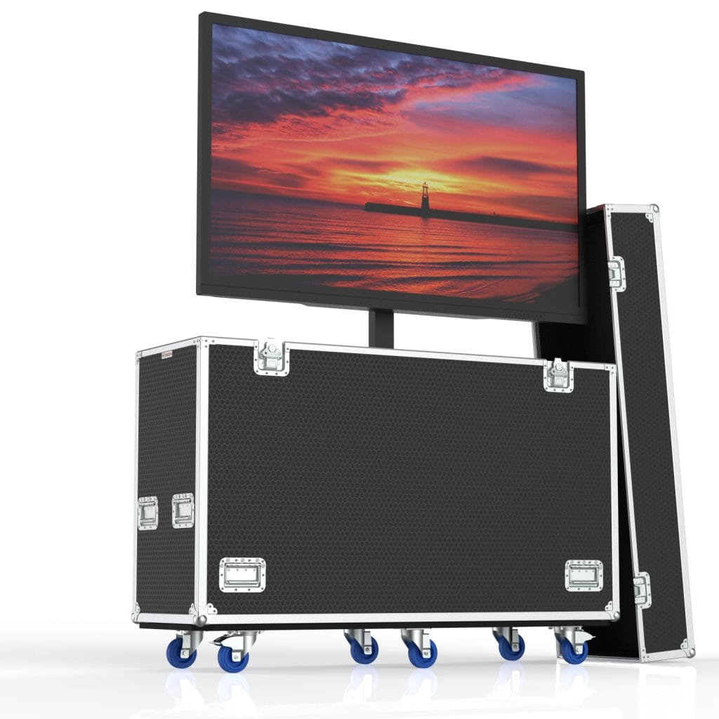 Display Case With Motorised Lift | Armor Road Cases
