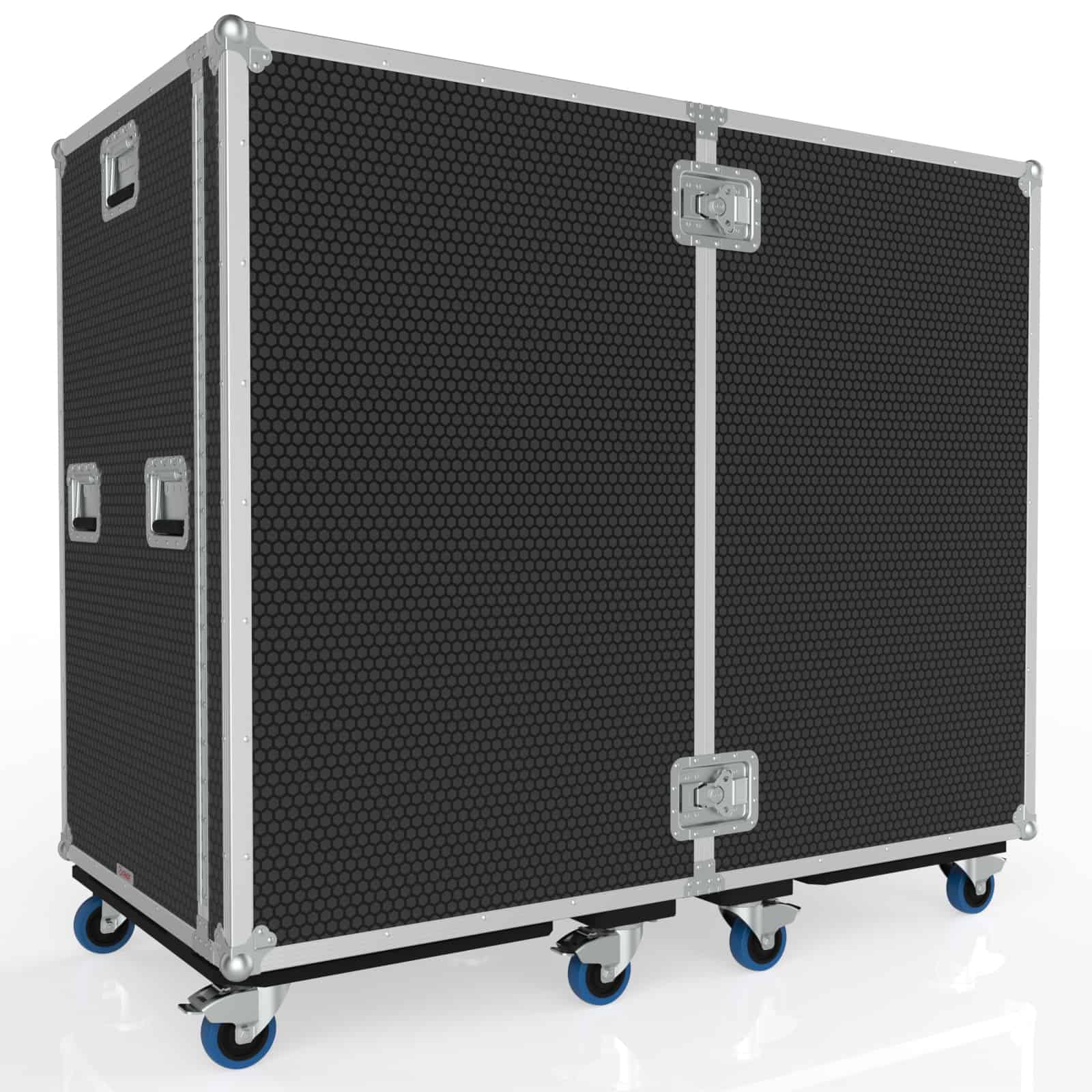 CABINET ROAD CASE WITH REMOVABLE SHELVING