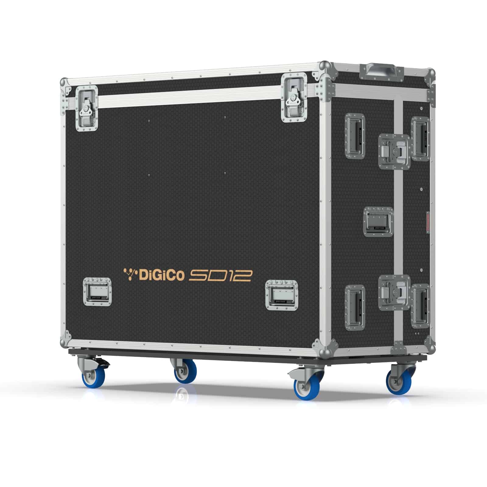 ROAD CASE FOR DIGICO SD12 MIXING CONSOLE, WITH REMOVABLE VESA ARM