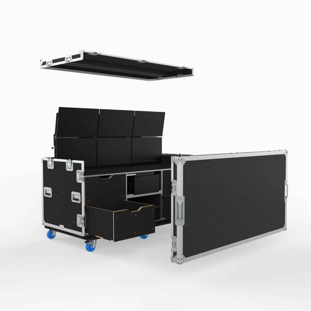Vision Production Flypack Work Station Road Case