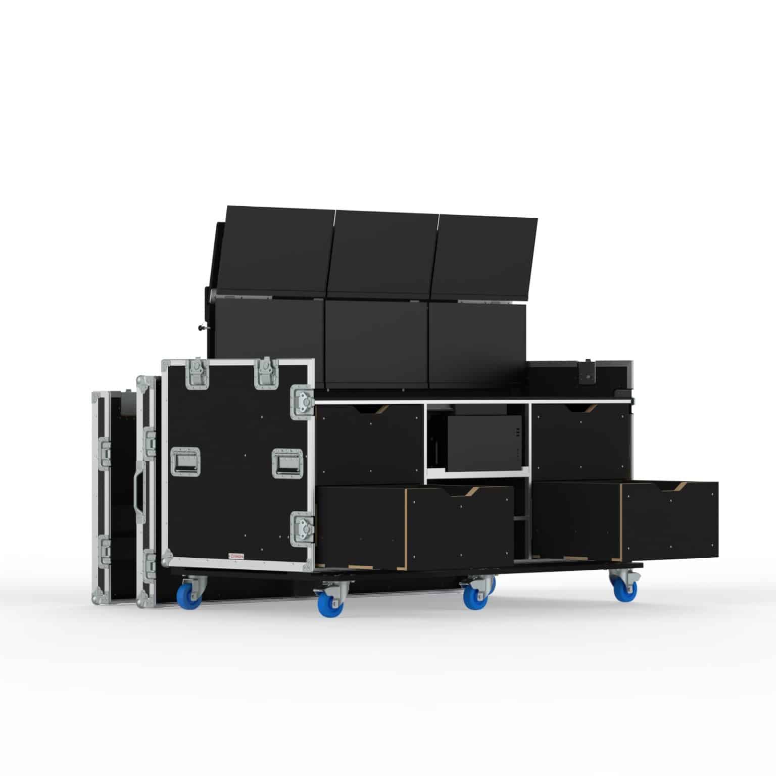 Vision Production Flypack Work Station Road Case