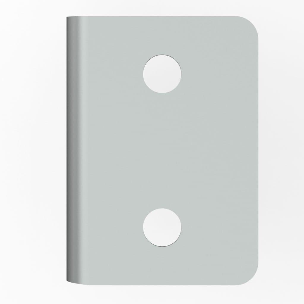 DOWEL BRACKET WITH WELD NUT AND 6MM PIN SCREW, RIGHT - Armor Road Cases