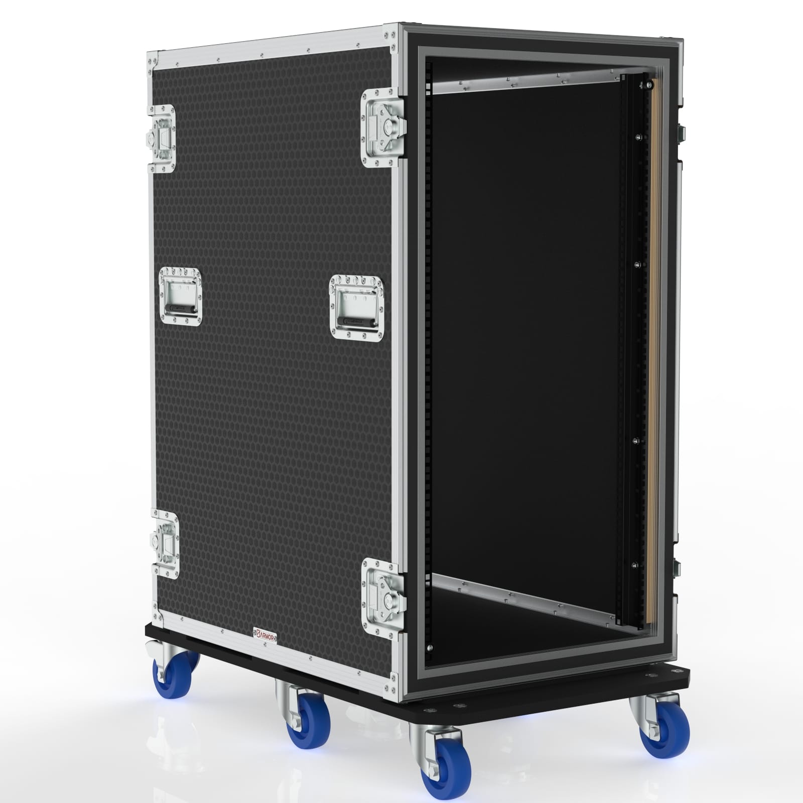 FOAM SHOCK PROOF RACK CASE, 22U, 800MM DEEP, WITH FRONT AND REAR ...