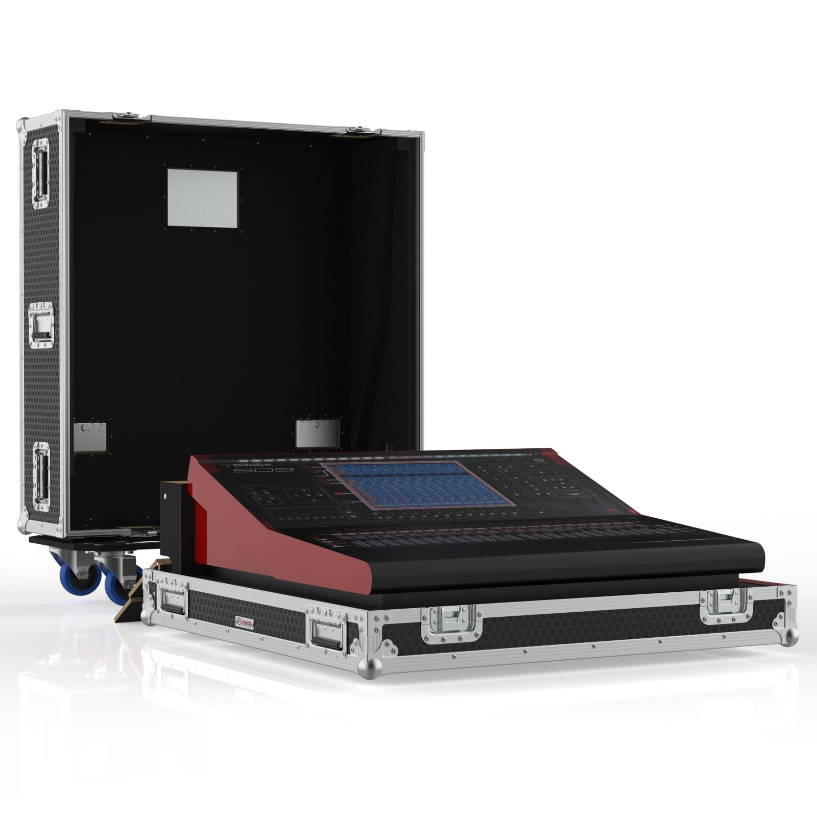 DiGiCo SD9 Road Case With Dog Box For Extra Storage