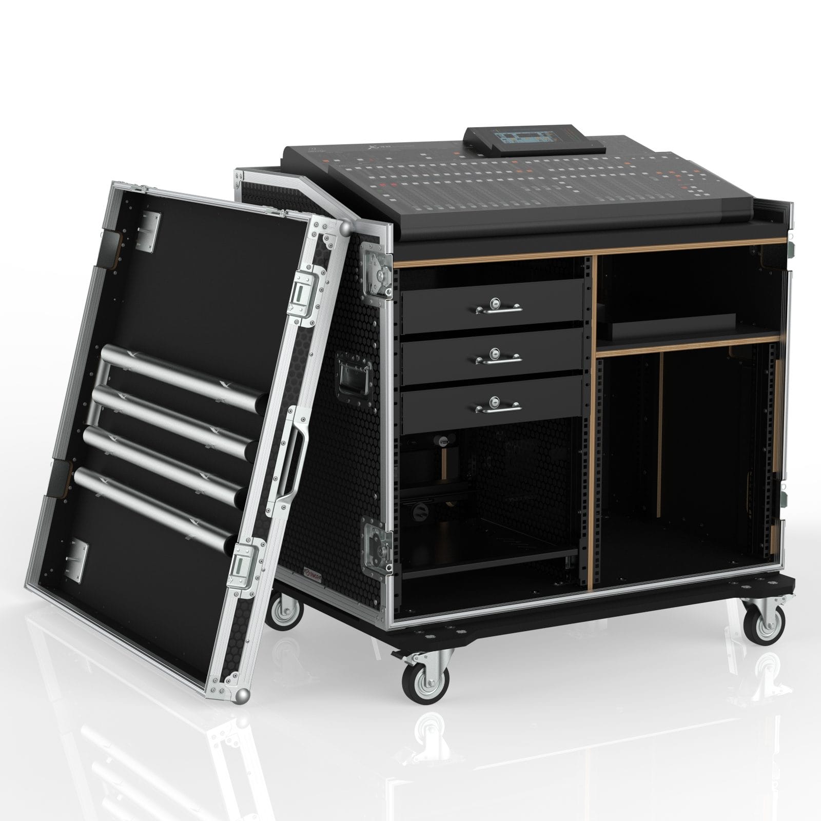 Workstation Case For Behringer X32 – With Table & Storage