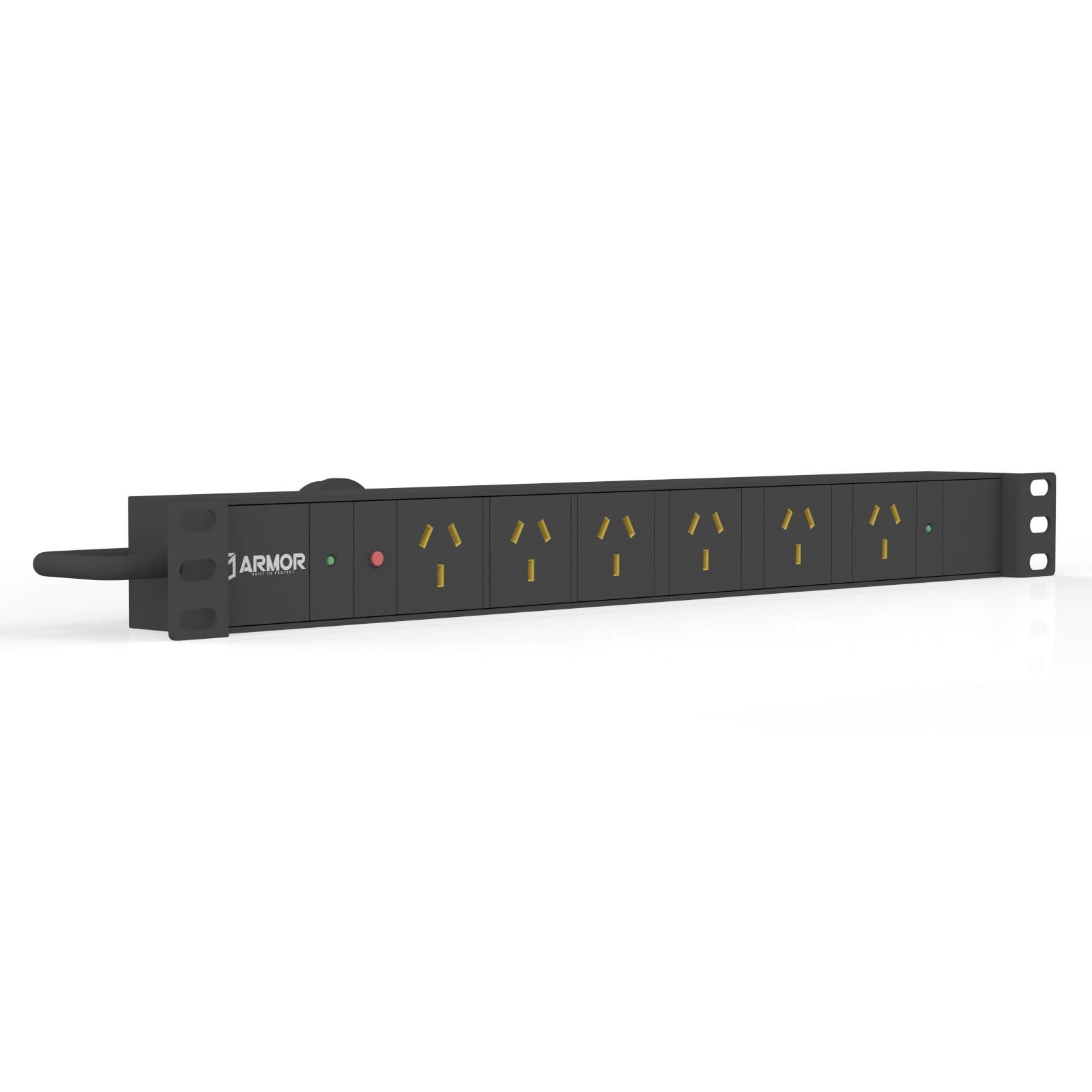 Armor 19" Rack Mount Power Distribution Unit – 6 Way PDU